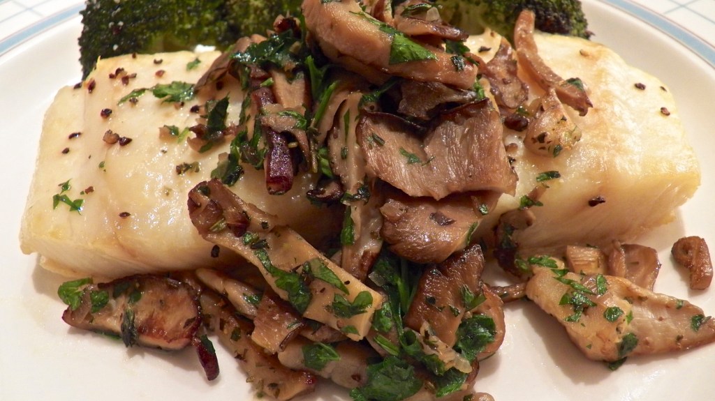 Broiled Halibut with Mushrooms | from the Bartolini kitchens