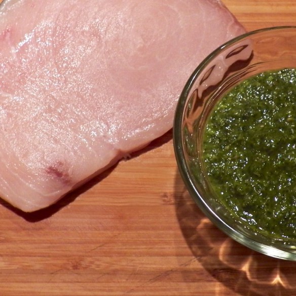 Grilled Swordfish with Salsa Verde | from the Bartolini kitchens